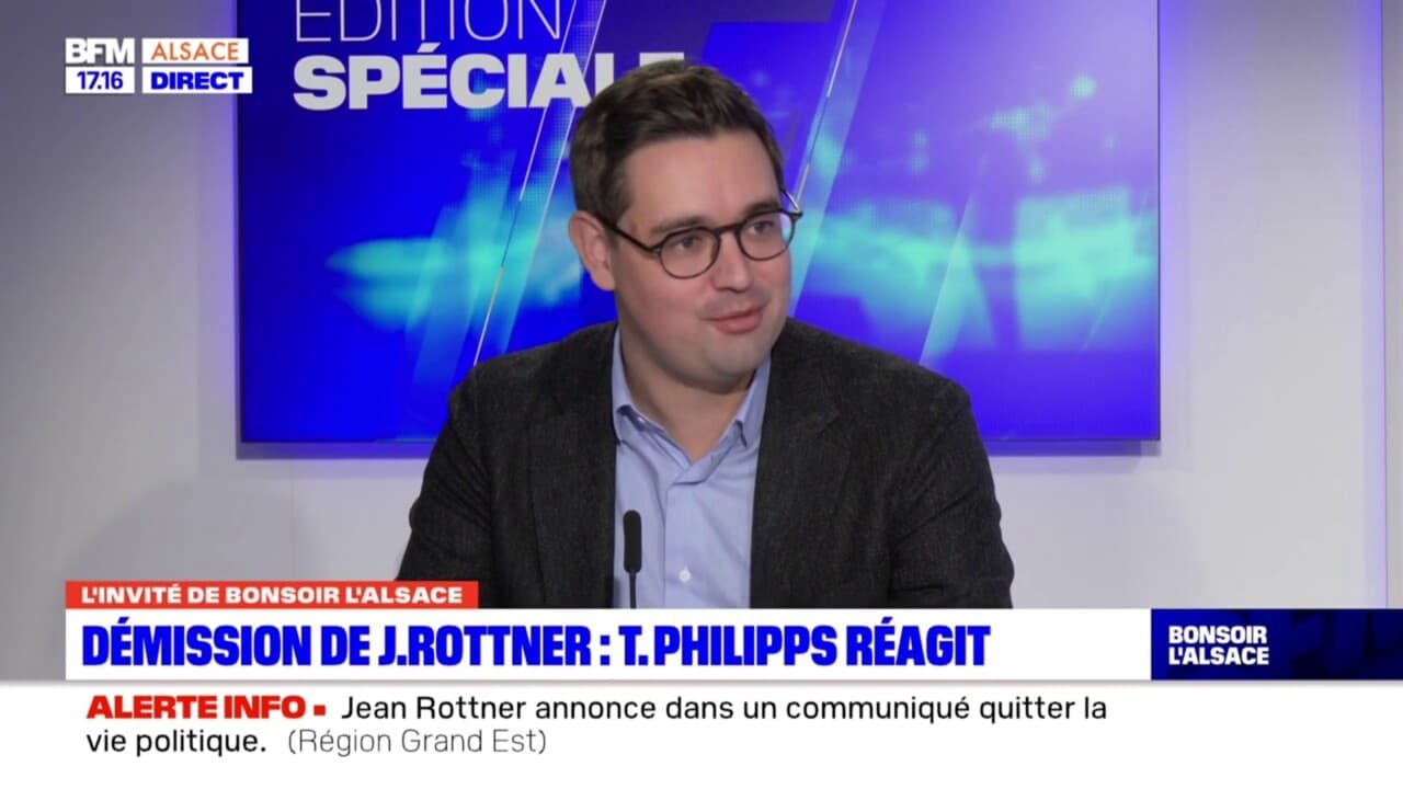 Démission de Rottner: Thibaud Philipps, vice-président de la région ...