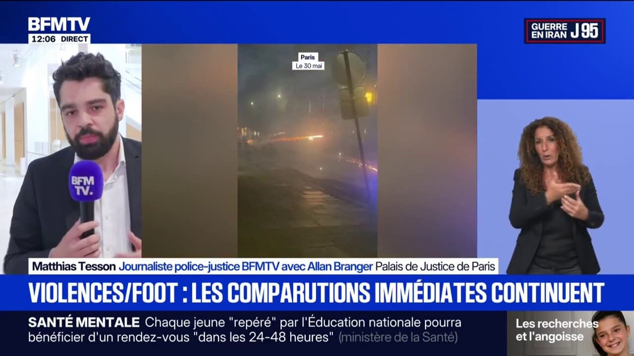 Débordements après la victoire du PSG: deuxième journée de comparutions ...
