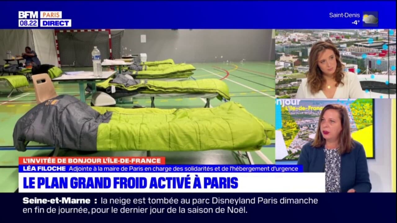 Paris: le plan grand froid activé dans la capitale