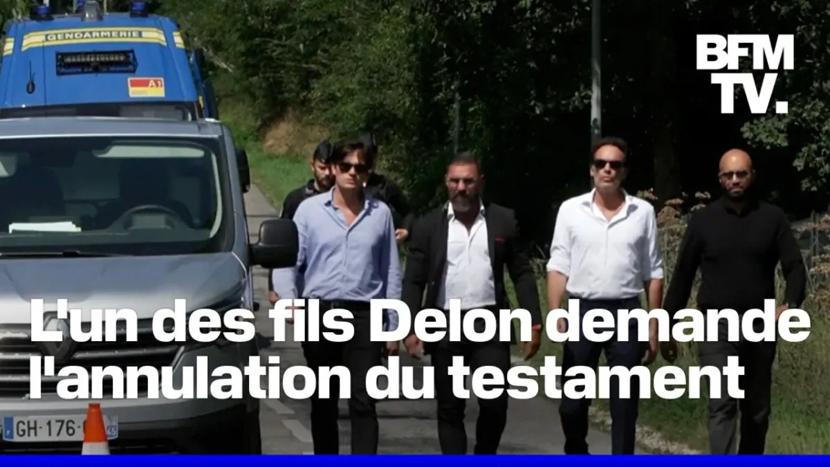 Succession d'Alain Delon: le plus jeune fils de l'acteur demande l ...