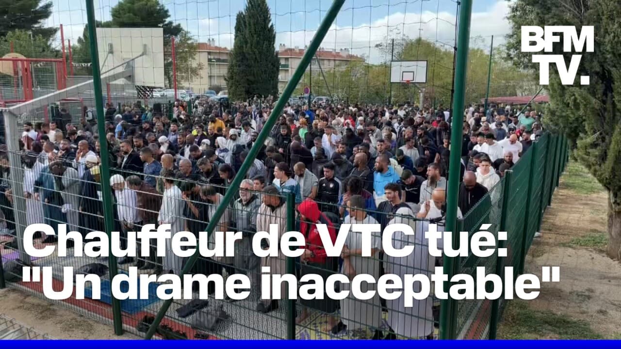 Trafic de drogue: l'hommage au chauffeur de VTC tué à Marseille