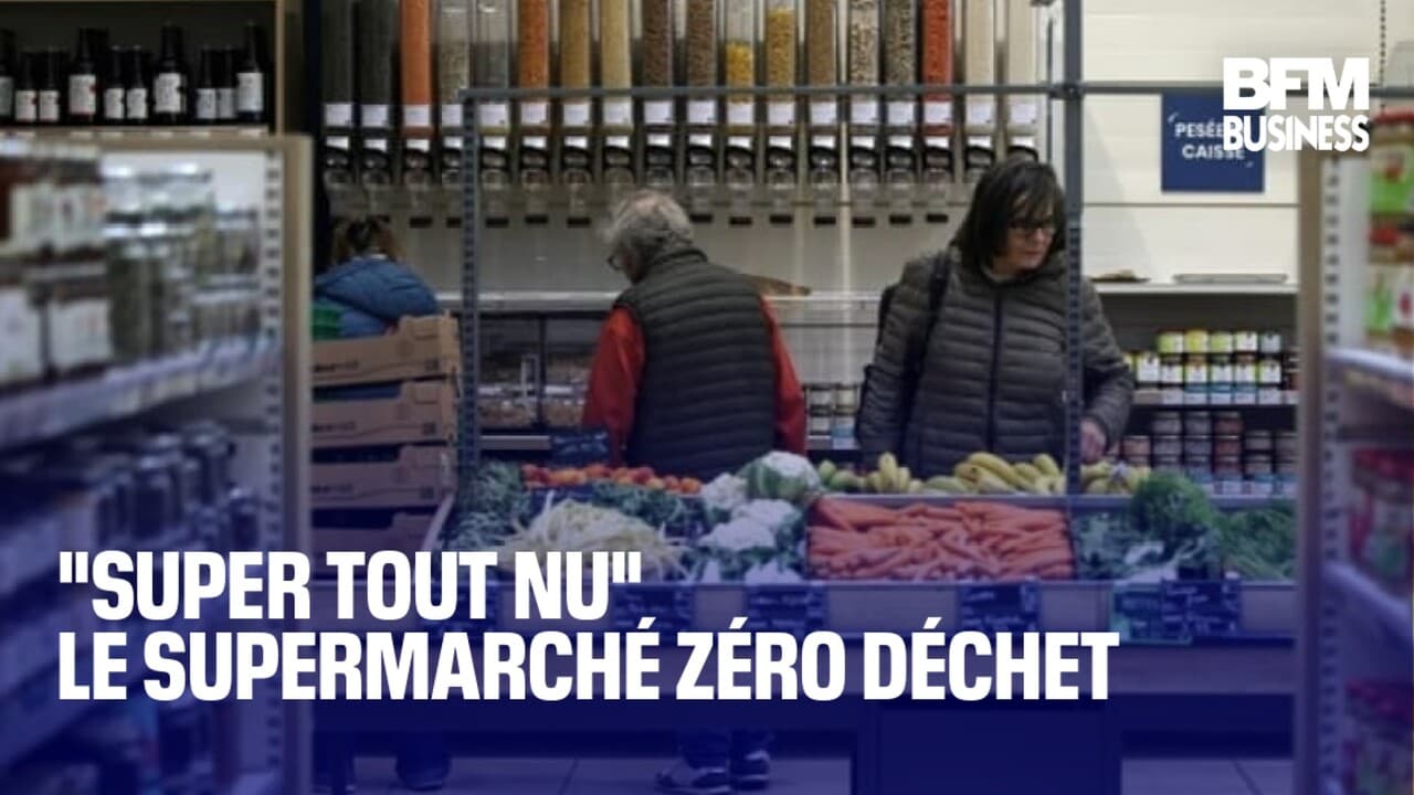 "Super tout nu", le supermarché zéro déchet.