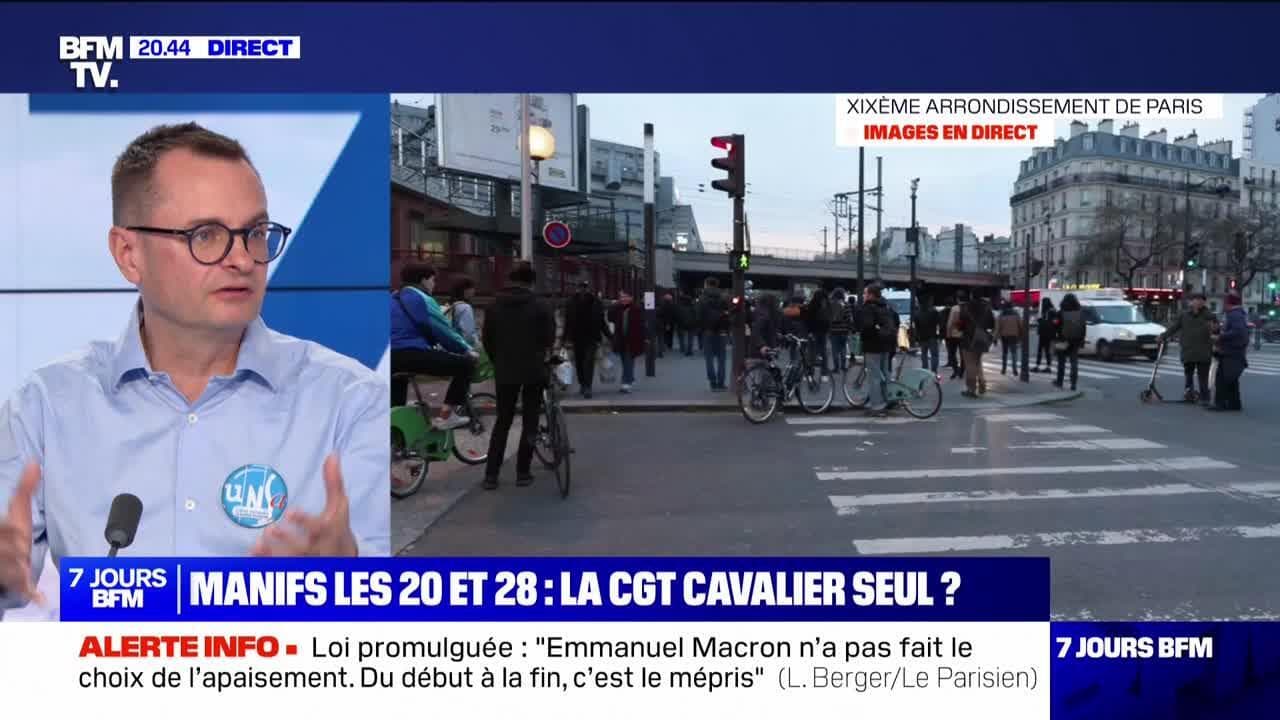 Loi promulguée : manif non déclarée à Paris