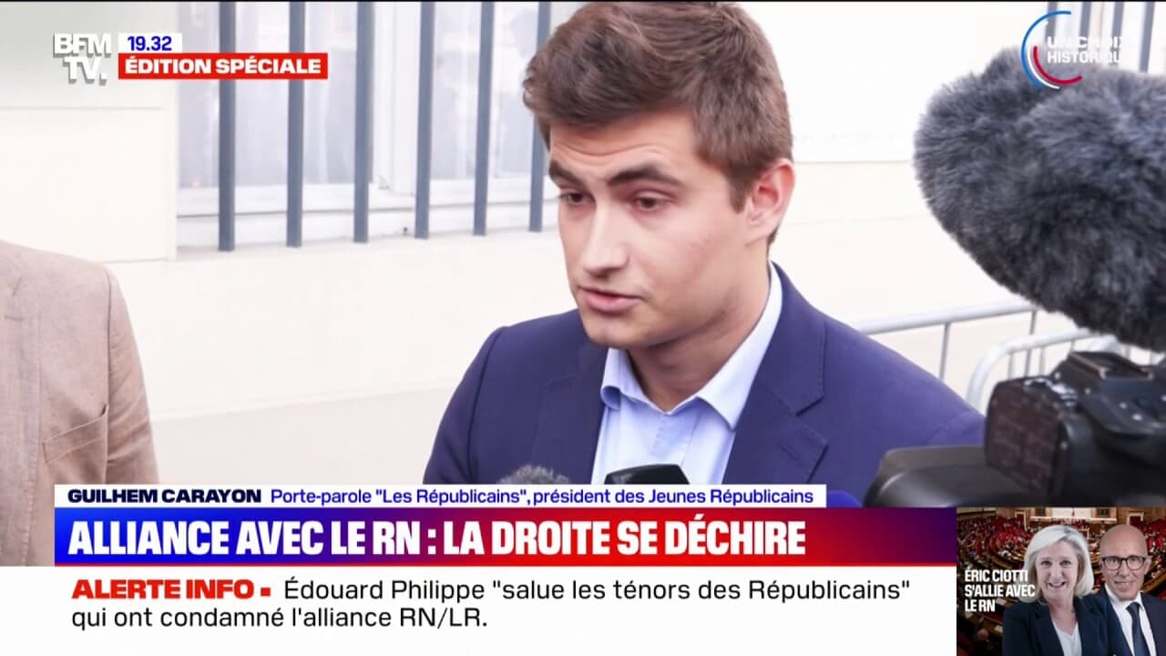 Proposition d'alliance RN/LR: "Je crois à l'union des patriotes ...