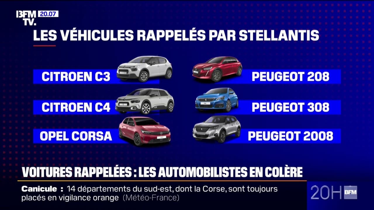 Citroën, Peugeot, Opel… Quels modèles sont concernés par le rappel de ...