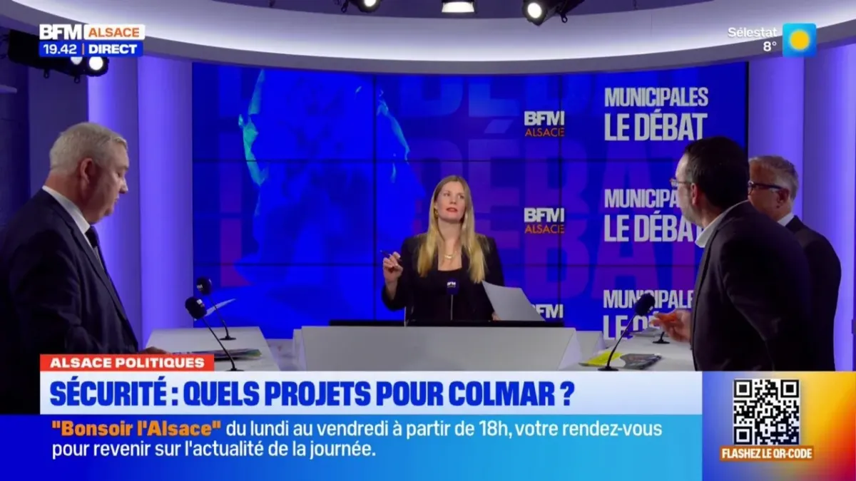 Municipales à Colmar: les trois candidats présents en plateau s ...