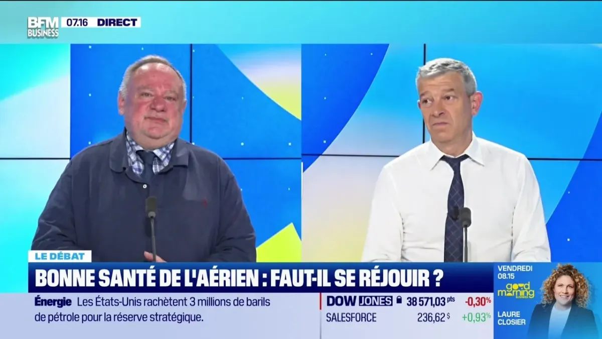 Nicolas Doze face à Jean-Marc Daniel : Bonne santé de l’aérien, faut-il ...