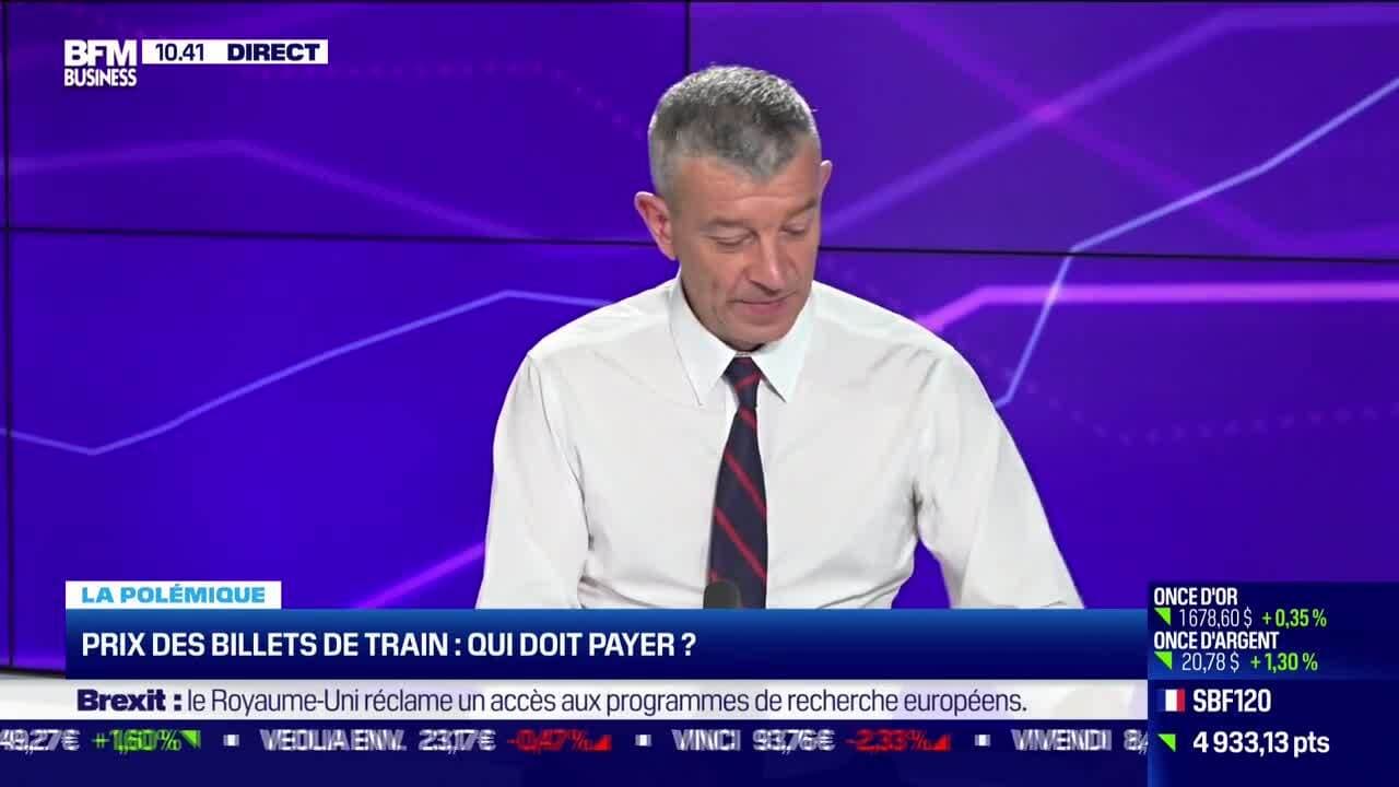 Nicolas Doze : Qui doit payer la flambée des prix des billets de train ...