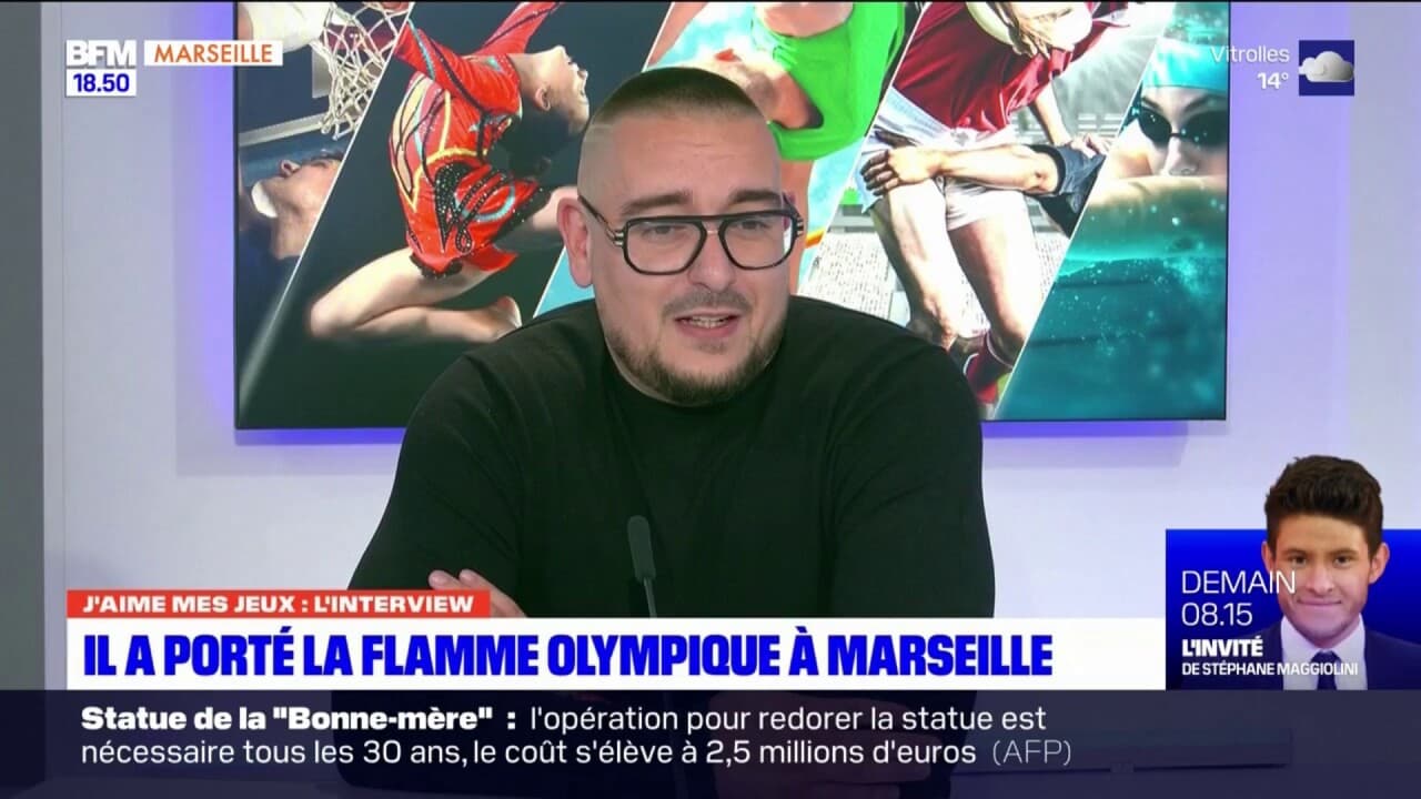 J'aime mes Jeux: Yvan Sorel, champion de MMA et éducateur spécialisé a porté la flamme olympique ...