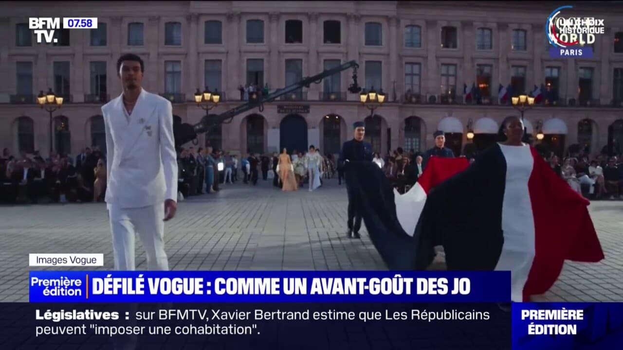 Ouverture du défilé avec Aya Nakamura, ode à la mode sportive... Le ...