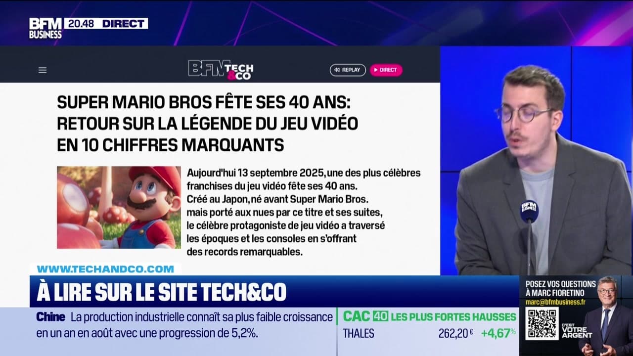 À lire sur le site Tech&Co : Super Mario Bros fête ses 40 ans, retour ...