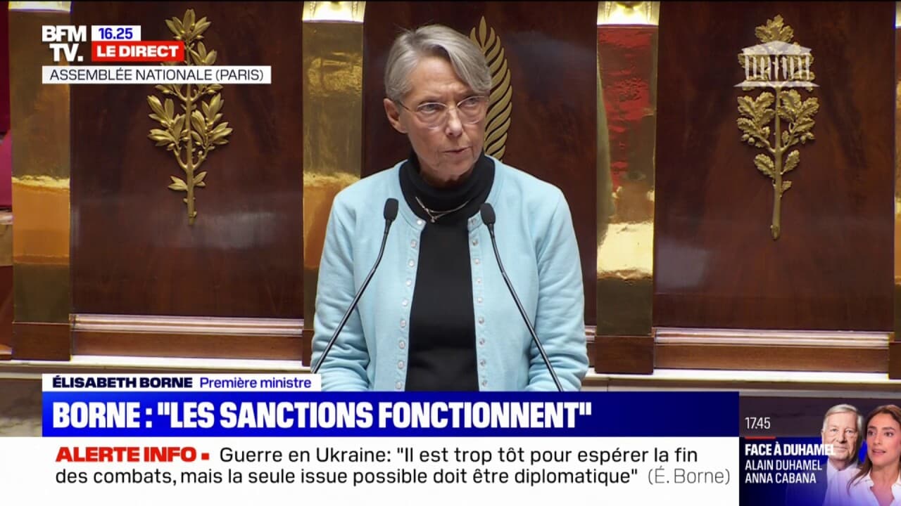 Élisabeth Borne sur les explosions sur les gazoducs Nord Stream 1 et 2: "Tout indique qu'un acte ...