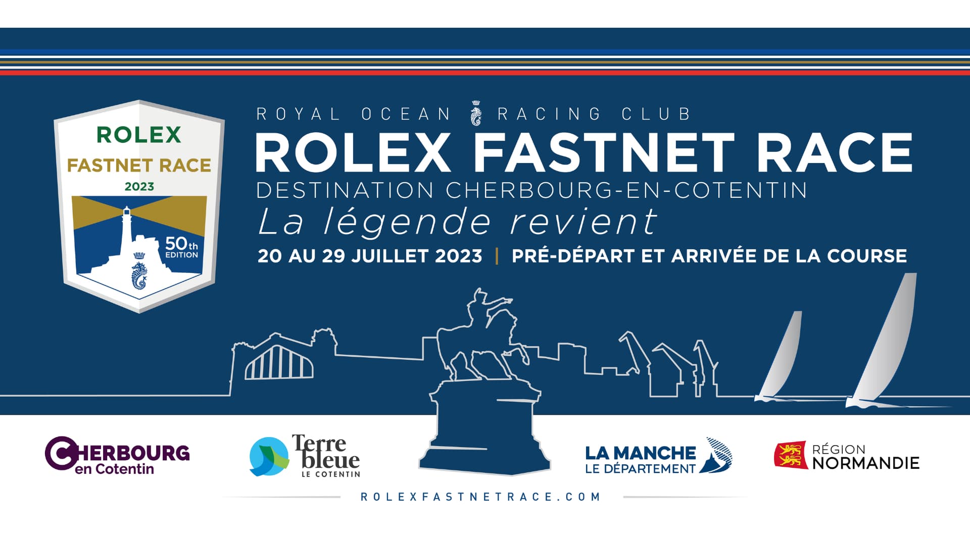 Evènement : BFM Normandie partenaire de la Rolex Fastnet Race