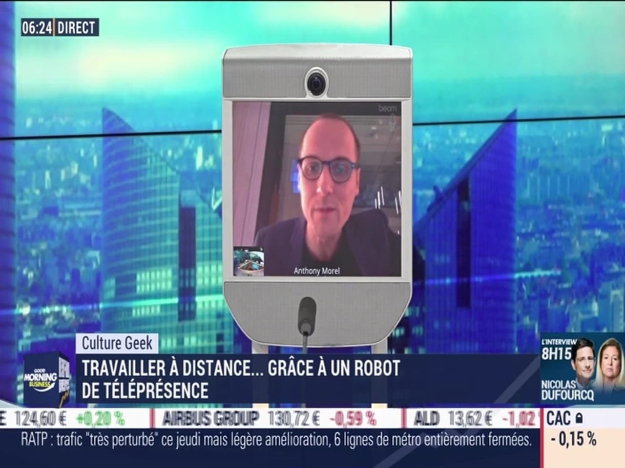 Culture Geek: Travailler à distance... grâce à un robot de téléprésence, par Anthony Morel - 19/12