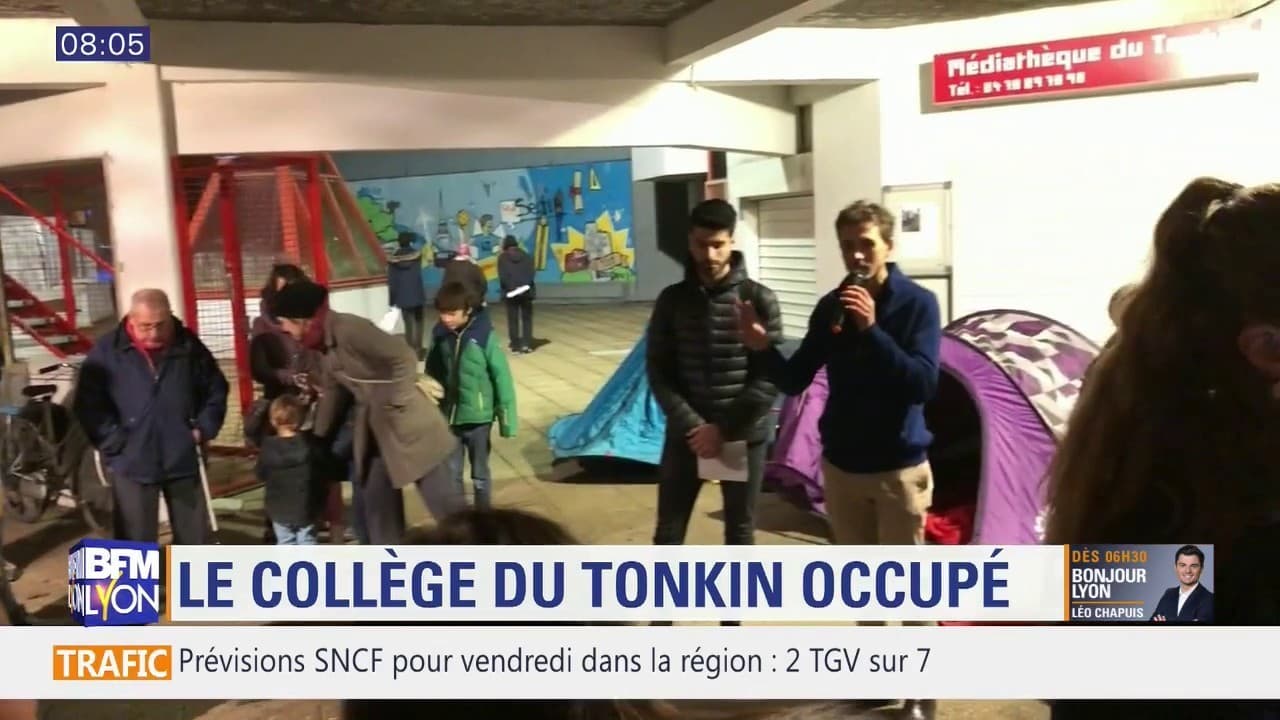 Villeurbanne: le collège du Tonkin occupé pour mettre à l'abri des ...
