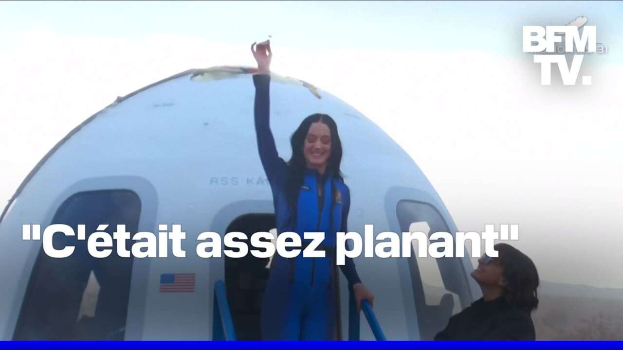 La chanteuse Katy Perry est allée dans l'espace à bord d'un vol ...