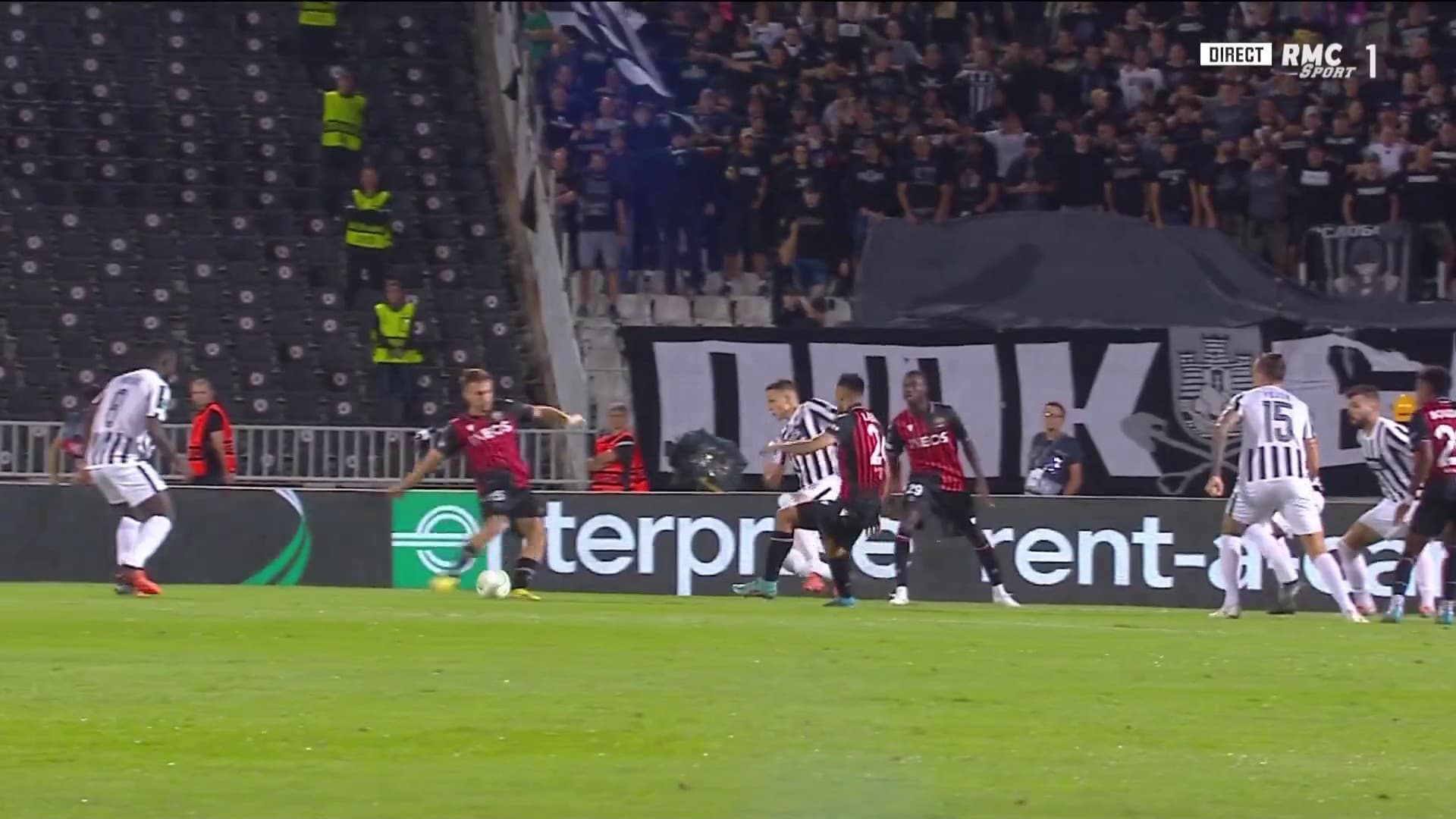 Partizan Belgrade-Nice: la vidéo du but de Joe Bryan.... après deux minutes