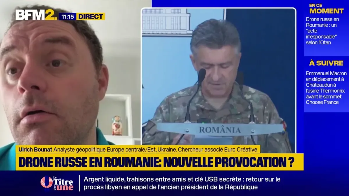 Un drone russe touche un immeuble en Roumanie : l'Otan va-t-elle riposter