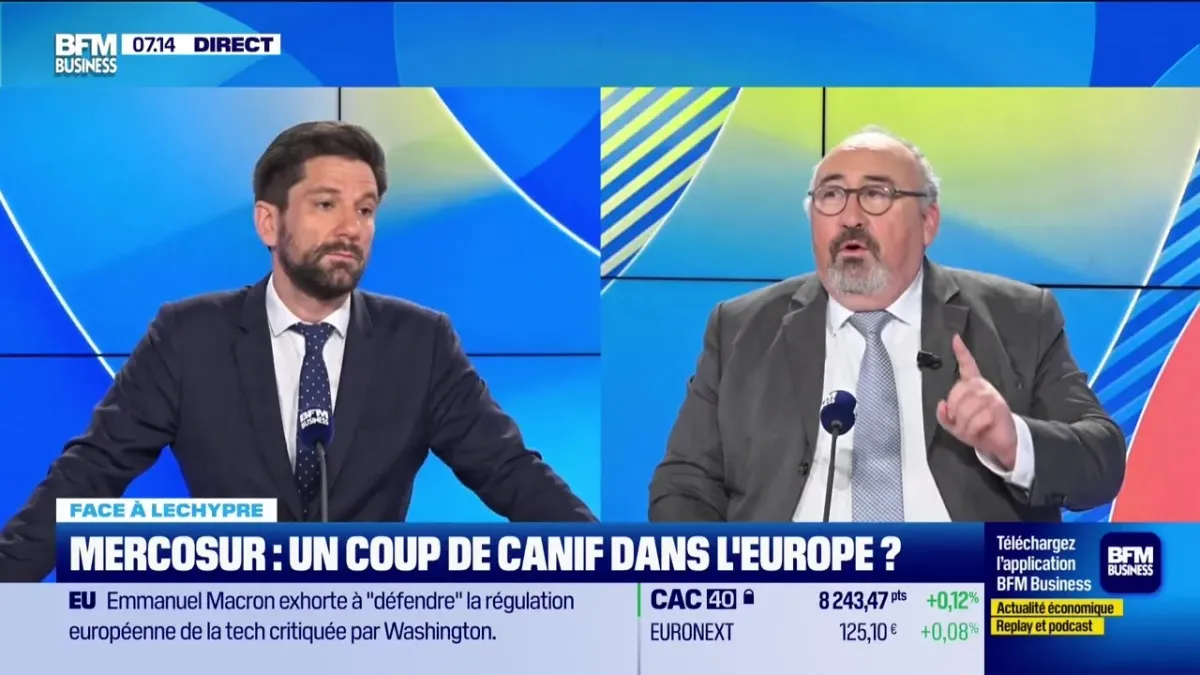 Emmanuel Lechypre face à Raphaël Legendre : Mercosur, un coup de canif ...