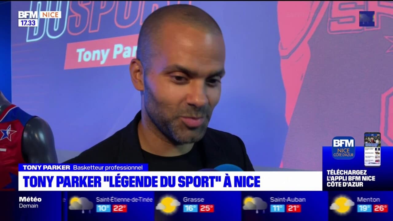 Nice: le basketteur Tony Parker a été sacré "Légende du sport" au musée ...
