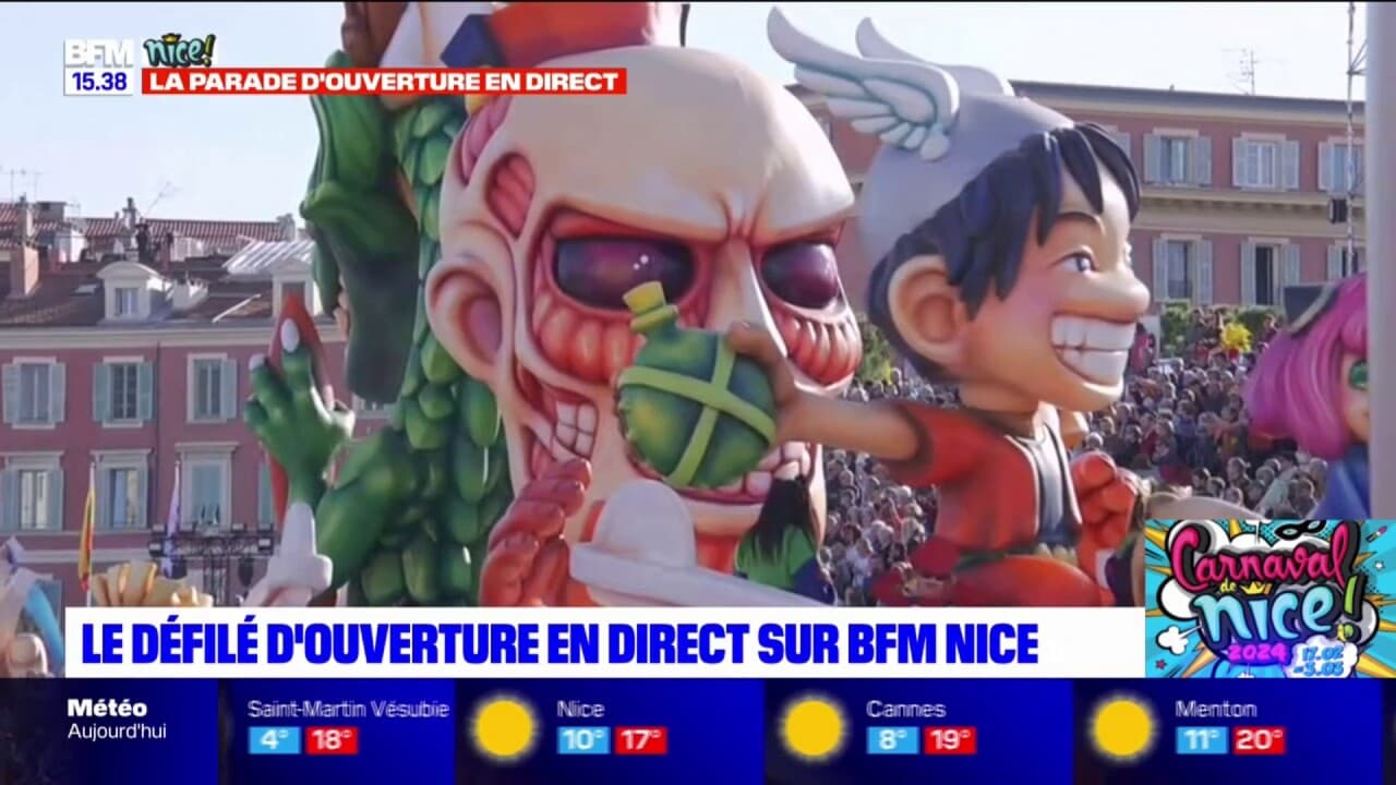 Défilé d'ouverture, Corso illuminé... Retour sur le lancement du carnaval de Nice