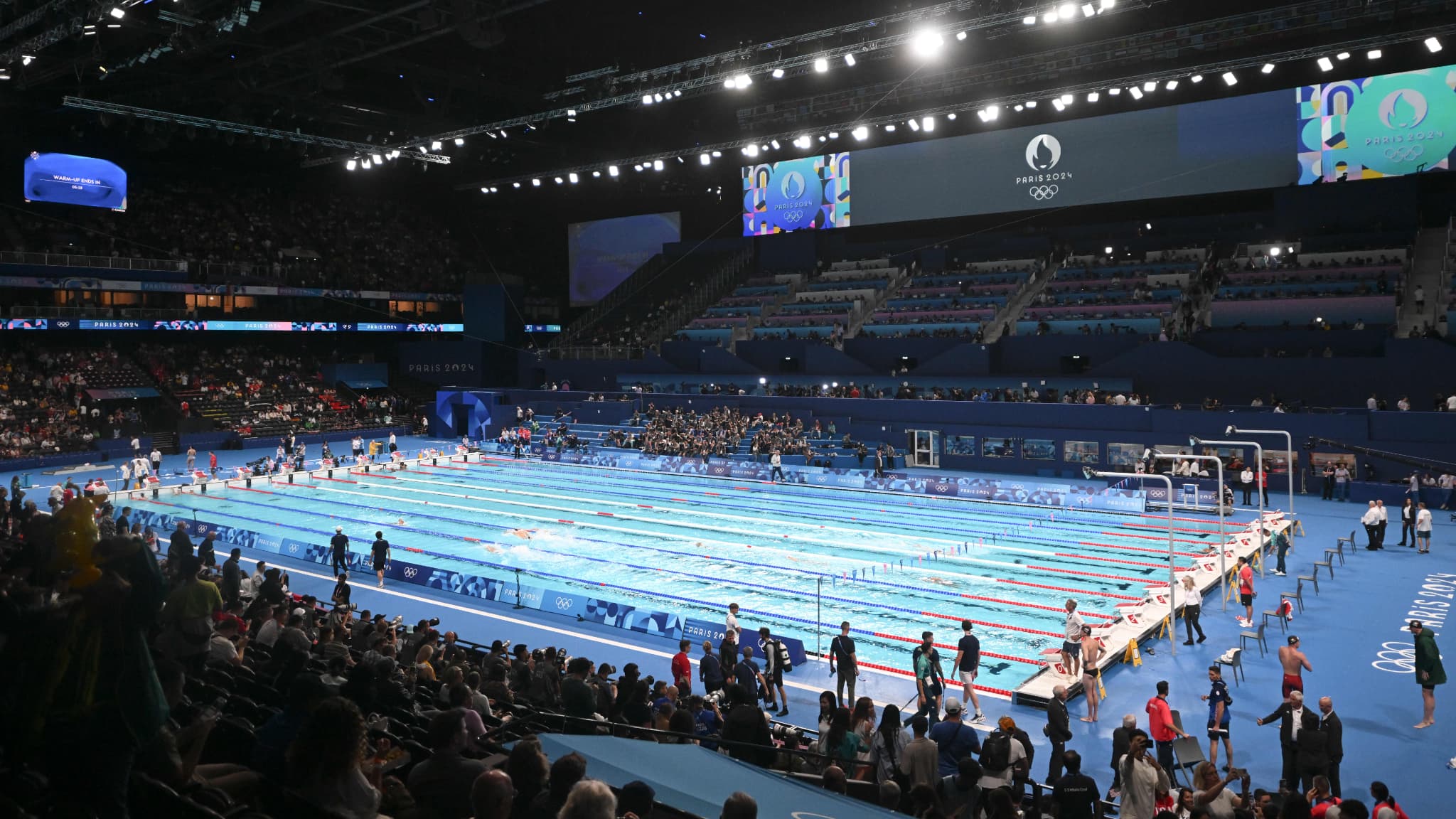 JO 2024 (natation): la piscine olympique de la Défense Arena est-elle ...