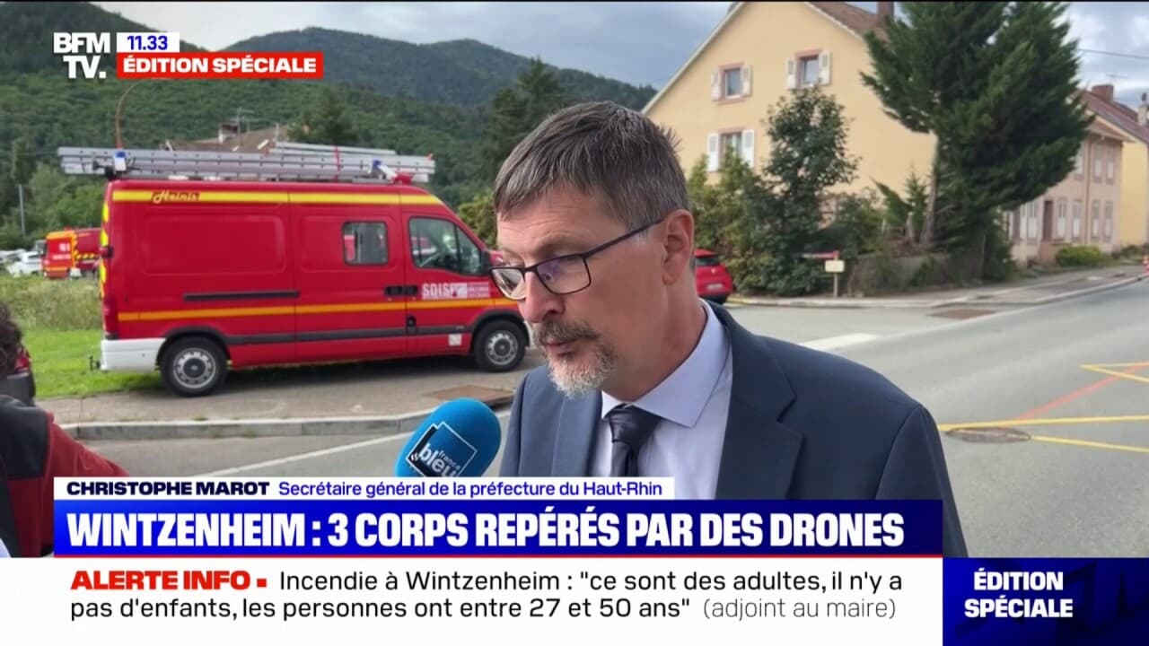 Incendie en Alsace: "Une personne est en urgence relative", annonce la ...
