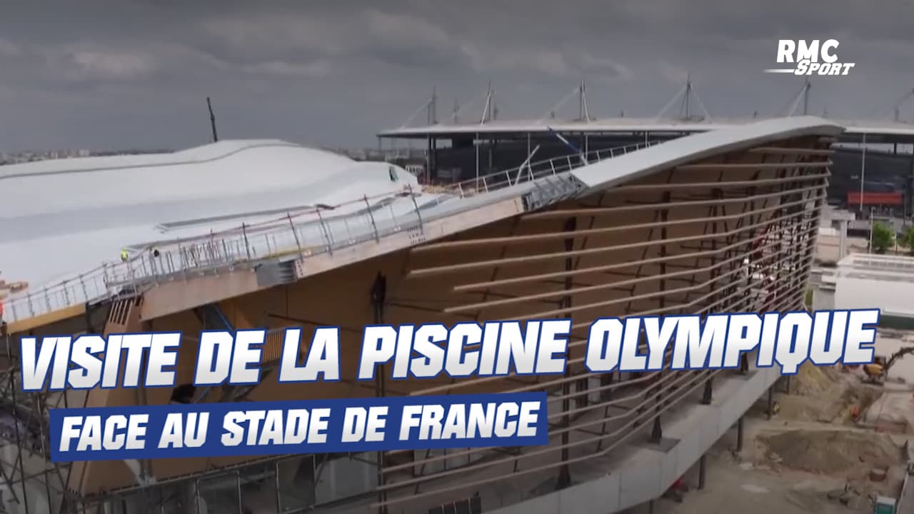 JO Paris 2024 : Visite de la piscine olympique face au Stade de France
