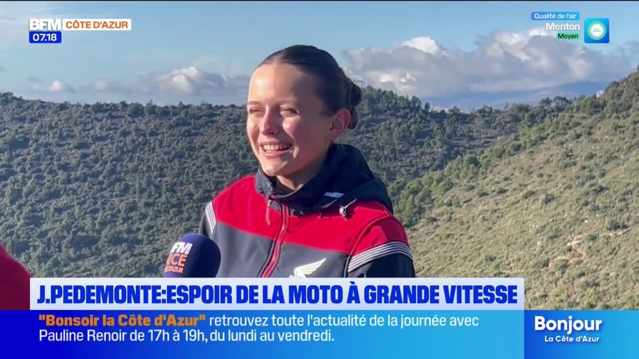 À 17 ans, la Niçoise Justine Pedemonte est l'espoir de la moto à grande ...