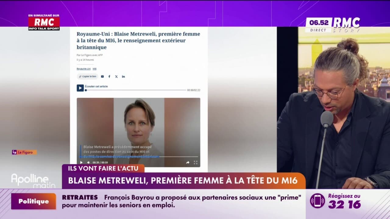 Blaise Metreweli, première femme à la tête du MI6