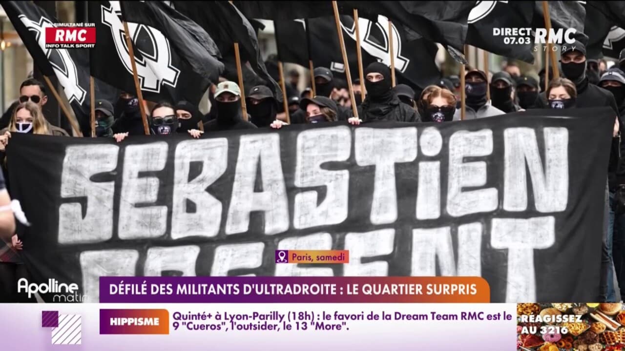Défilé des militants d'ultradroite : le quartier surpris