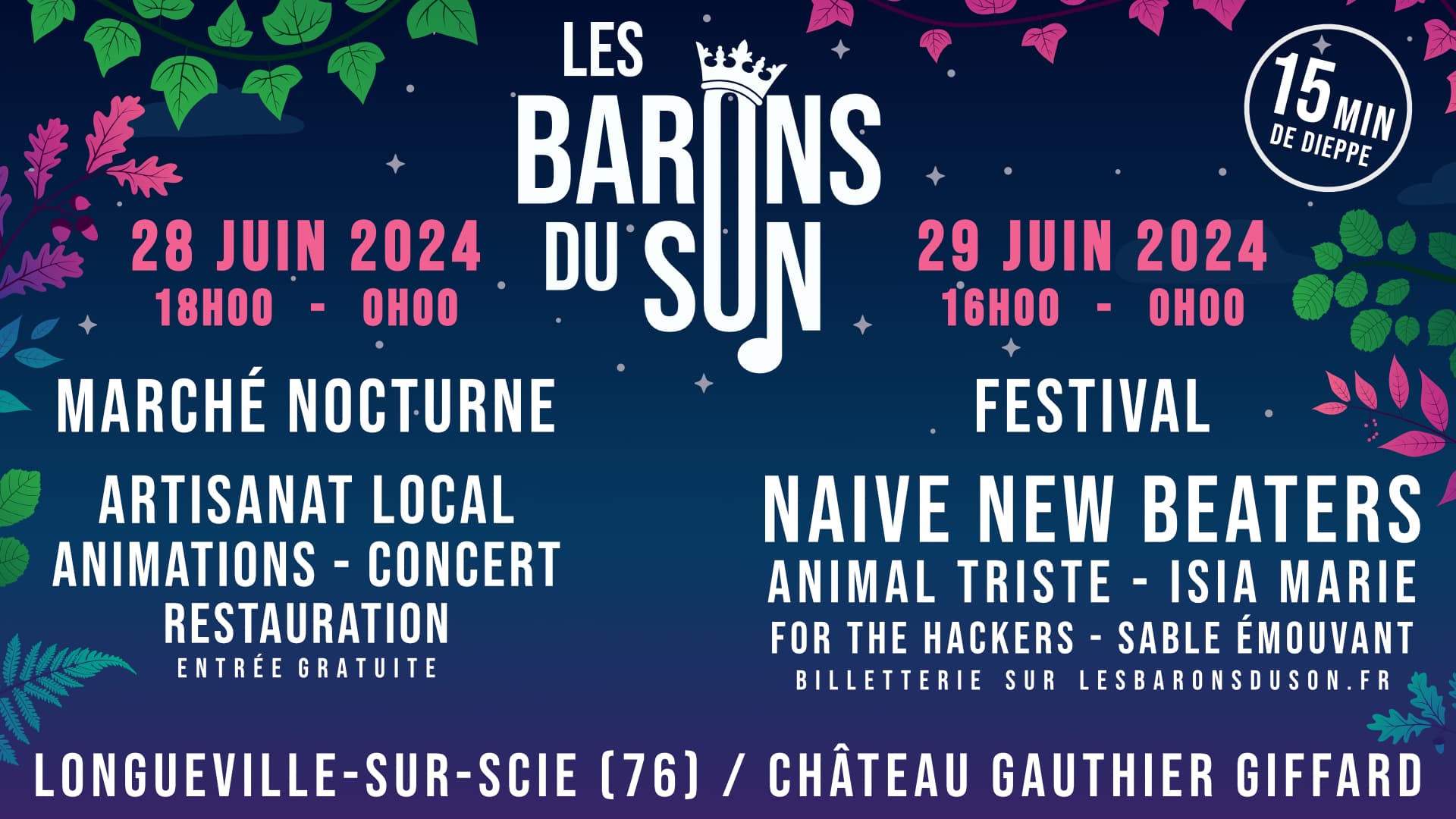Le Festival Les Barons du Son en partenariat avec BFM Normandie