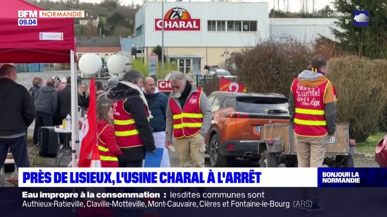 Calvados: une partie des salariés de l'usine Charal de Beuvillers en ...