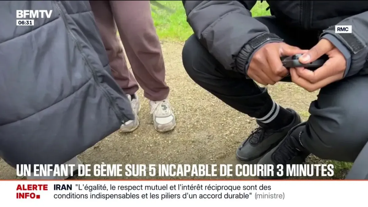 Au collège, 1 élève sur 5 incapable de courir plus de 3 minutes