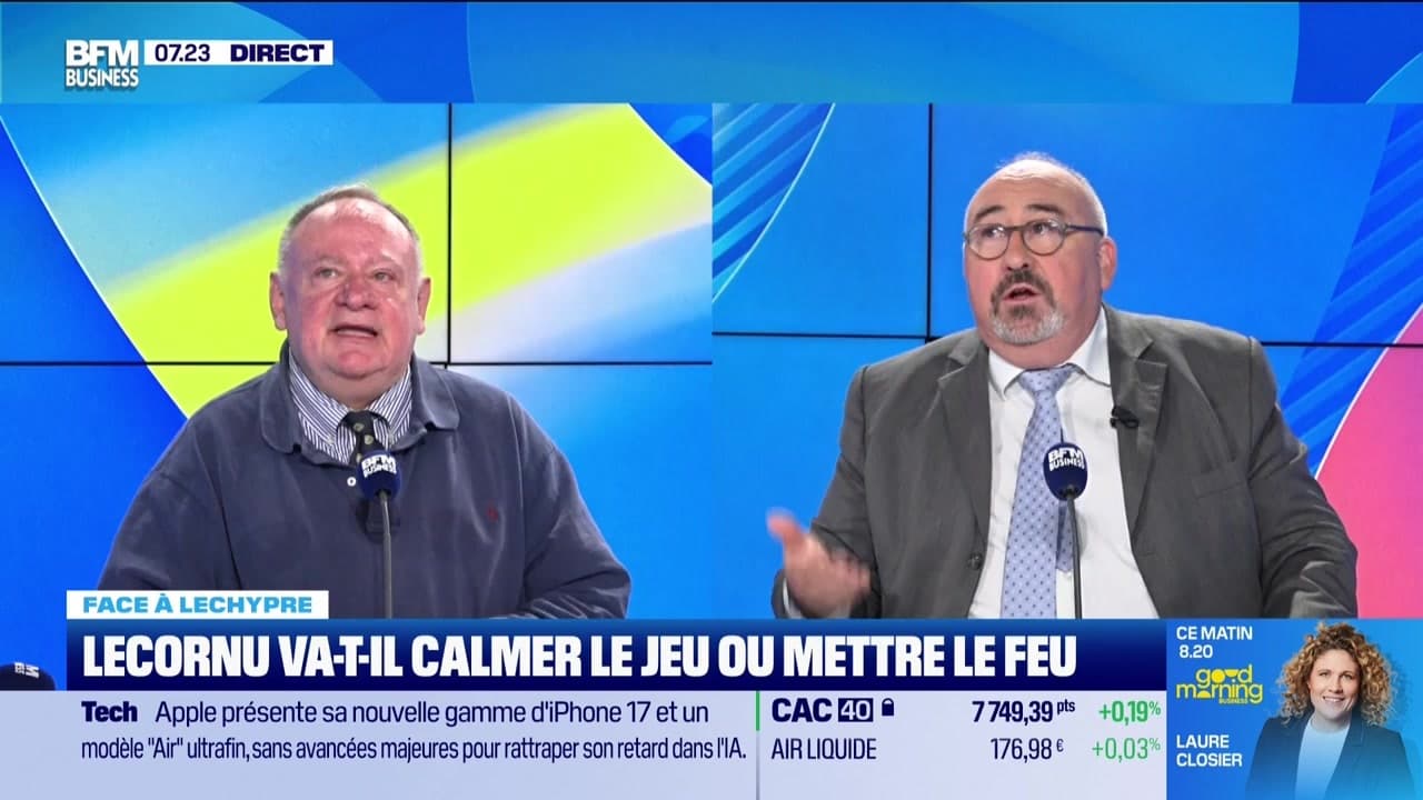 Emmanuel Lechypre face à Jean-Marc Daniel : Lecornu va-t-il calmer le ...