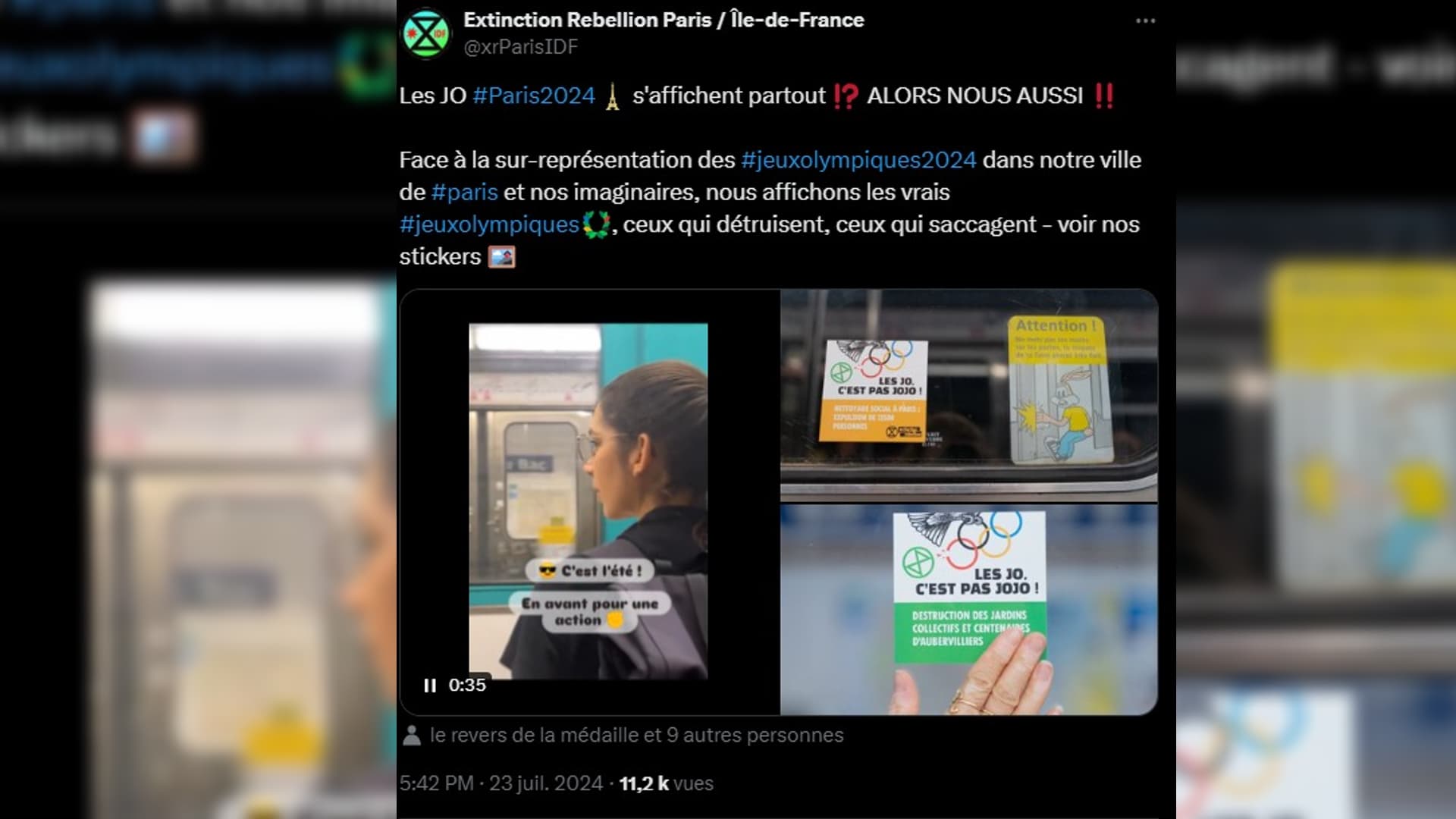 Paris: huit personnes placées en garde à vue pour des autocollants anti ...