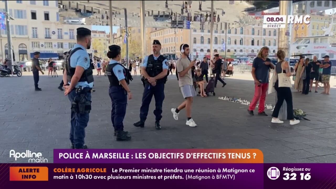 Police à Marseille : les objectifs d'effectifs tenus