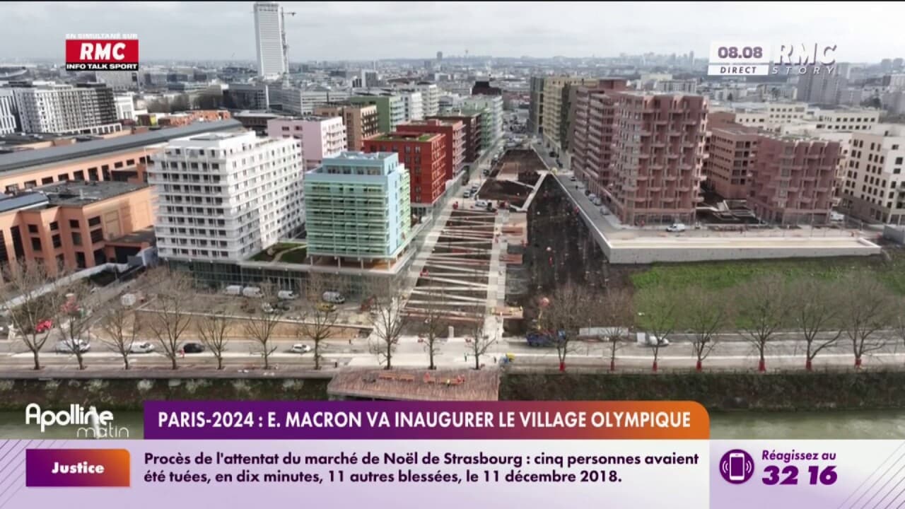 Paris-2024 : Emmanuel Macron va inaugurer le village olympique