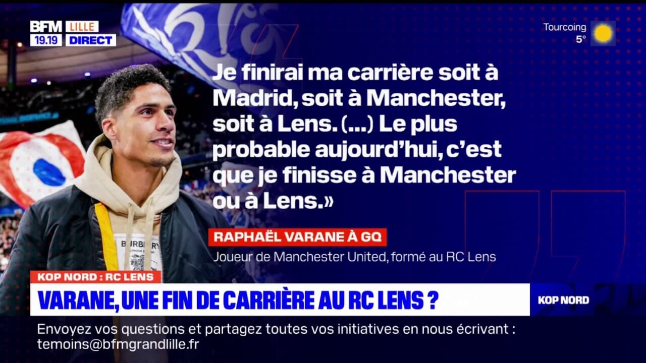 Kop Nord: Varane, une fin de carrière au RC Lens?