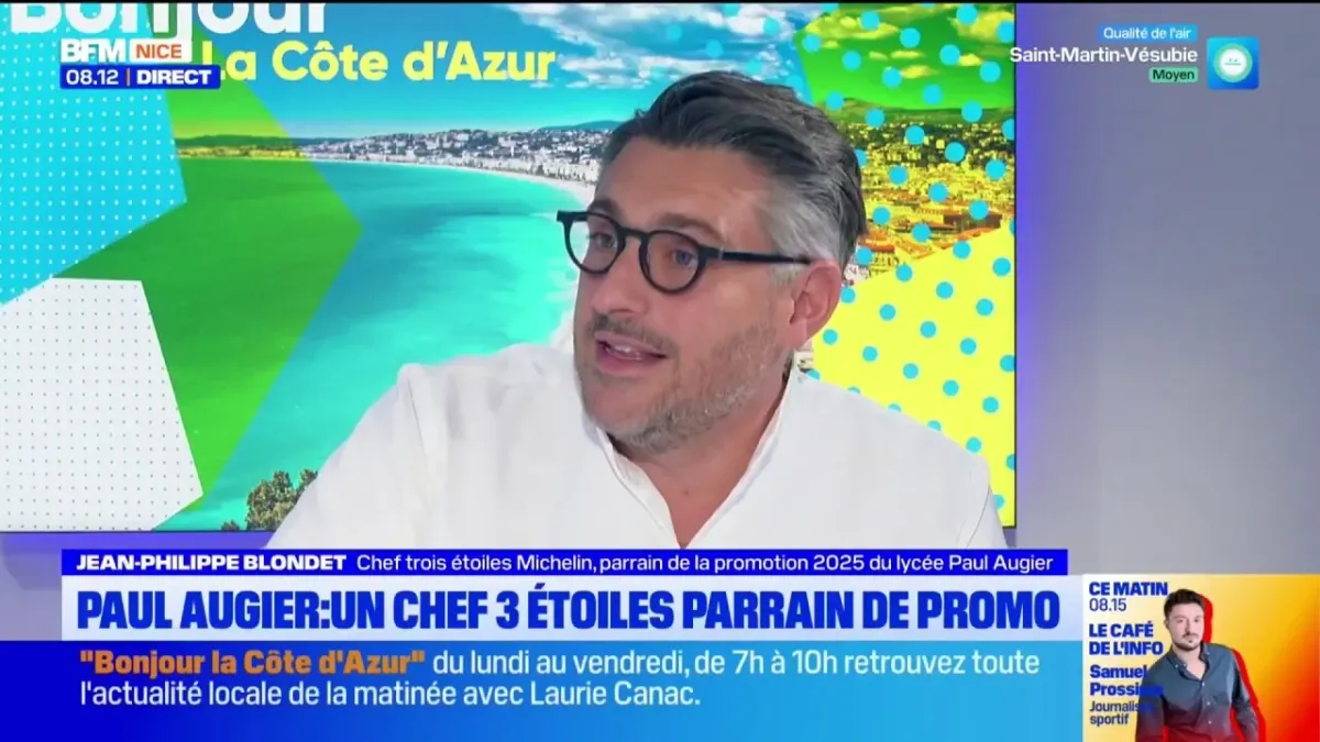 Lycée hôtelier Paul Augier à Nice : un chef 3 étoiles parrain de la ...