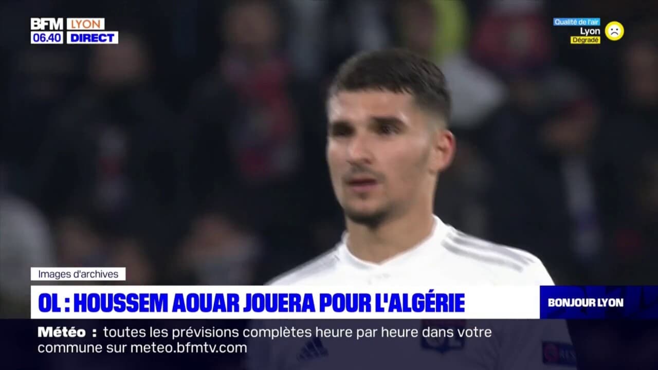 OL: Houssem Aouar a choisi de jouer pour l'Algérie