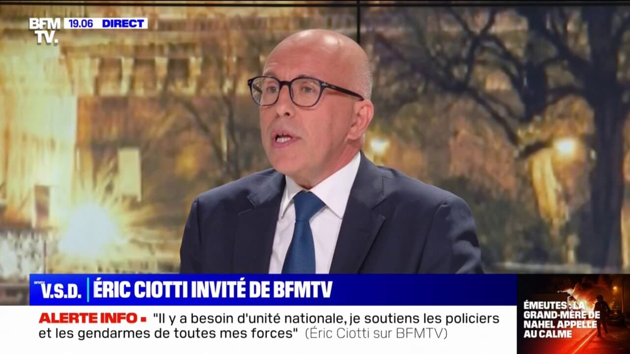 "On a atteint l'ignominie la plus absolue": Éric Ciotti réagit à l ...