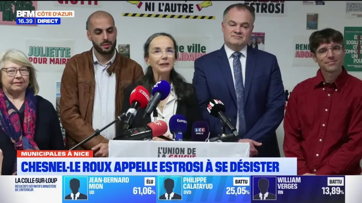 Juliette Chesnel Le Roux appelle Christian Estrosi à se désister