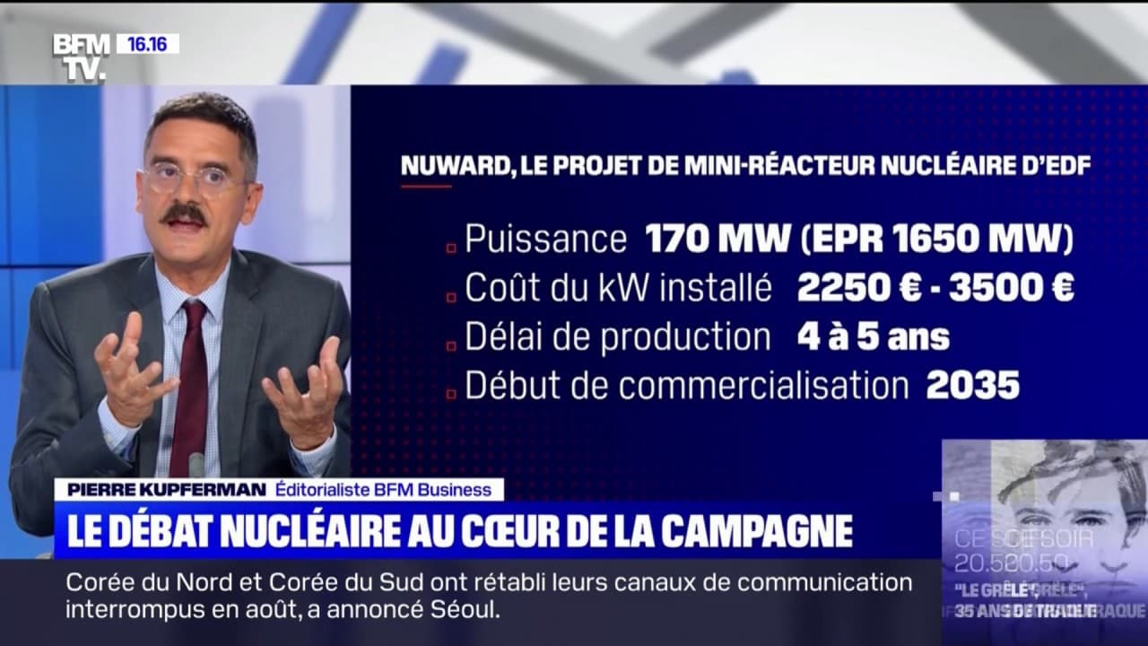 Nuward, le projet de mini-réacteur nucléaire d'EDF, va être soutenu ...