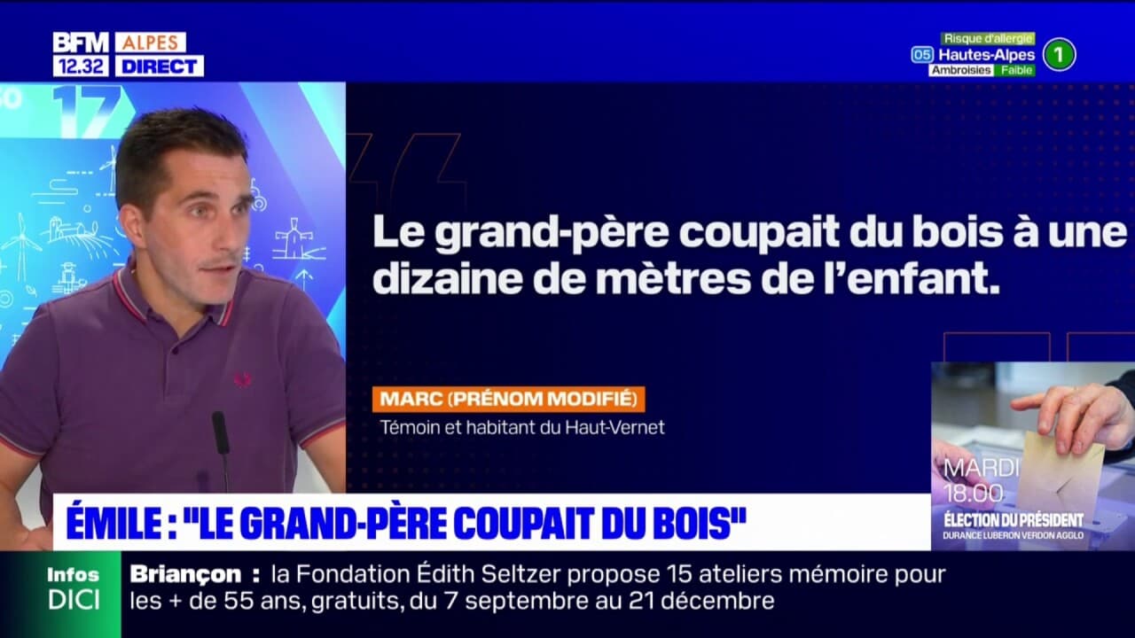 Disparition d'Emile: les confidences d'un témoin du Haut-Vernet