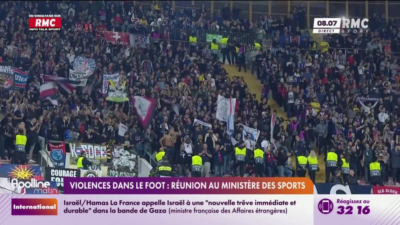 Violences dans le foot : réunion au ministère des Sports