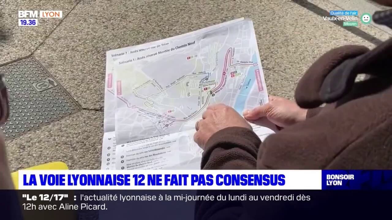 Le tracé de la voie lyonnaise 12 ne fait pas consensus Le tracé de la voie lyonnaise 12 ne fait pas consensus