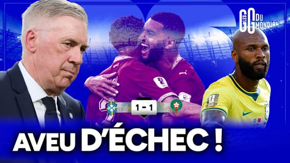 "RIEN N'EST PRÉPARÉ", le Brésil "INEXISTANT" face au Maroc (GG du Mondial)