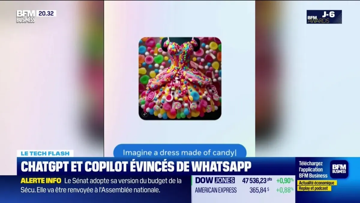 Le Tech Flash : ChatGPT et Copilot évincés de WhatsApp, par Léa Benaim - 26/11