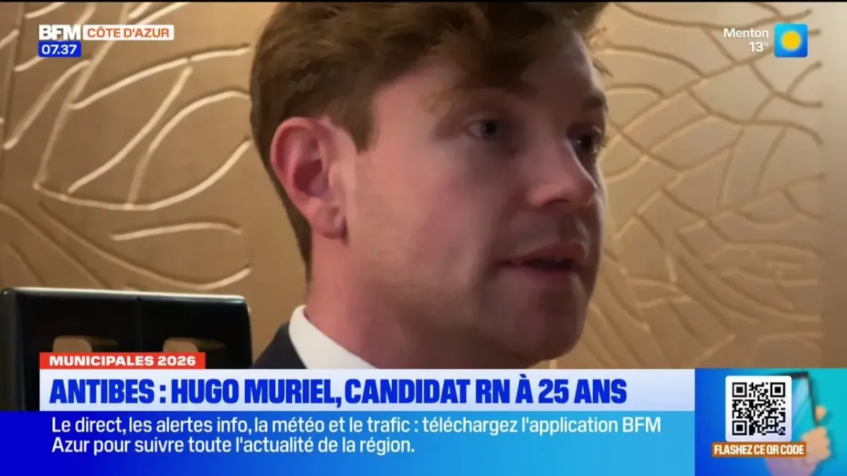 Candidat à 25 ans, portrait d'Hugo Muriel, qui souhaite devenir maire d ...